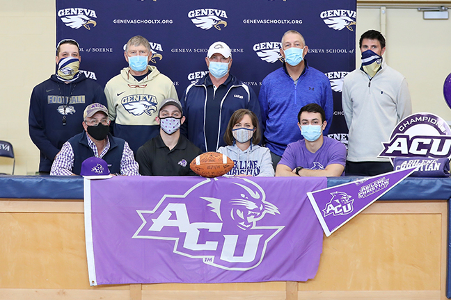 Senior Commits to ACU Football Team – Geneva School of Boerne
