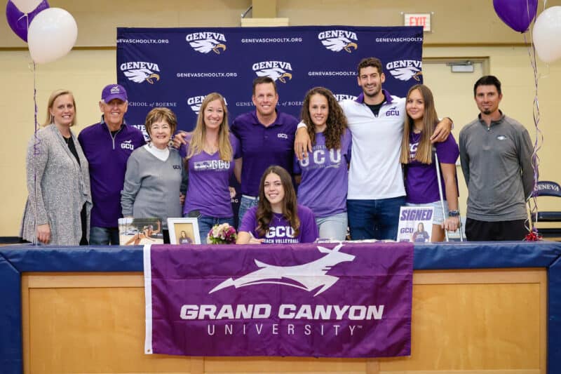 Senior commits to Grand Canyon University - Geneva School of Boerne