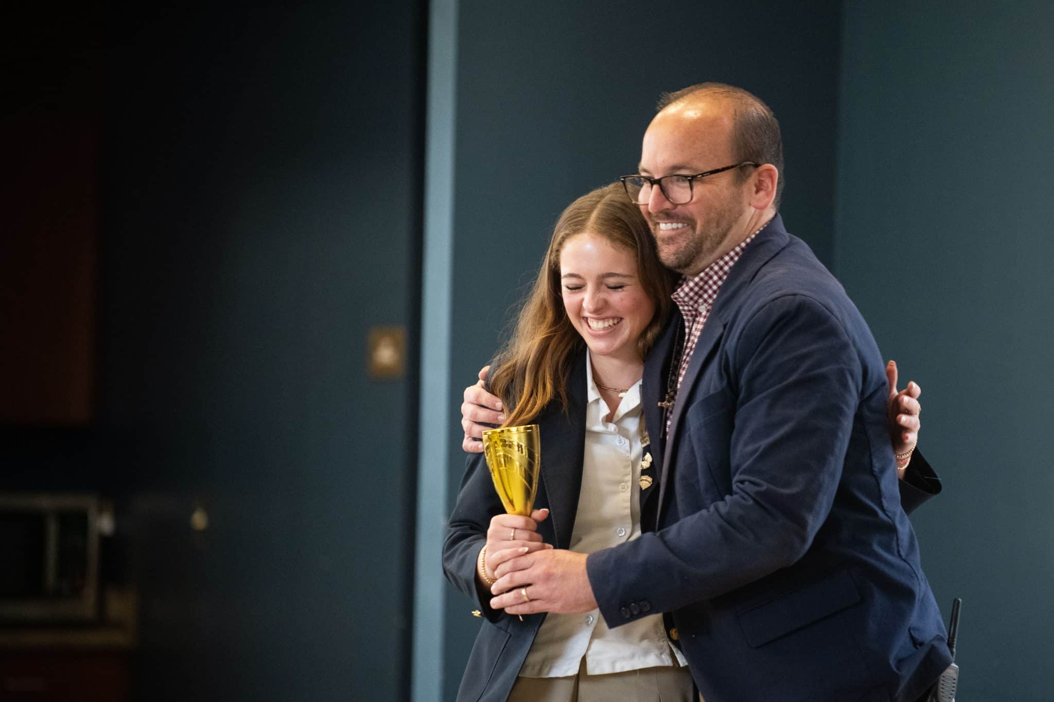 Eighth Graders compete in Oratory Contest – Geneva School of Boerne